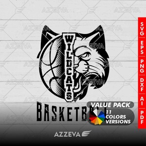 Wildcats Paw Digital Design: Svg, Png, Pdf, Dxf - Etsy