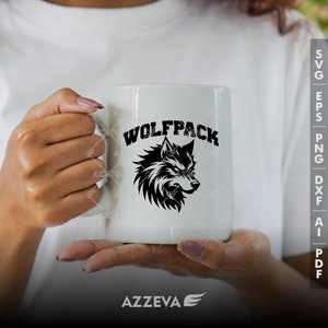 Wolfpack Generic Design Color Bundle - 11 Colors in SVG, PNG and Others ...