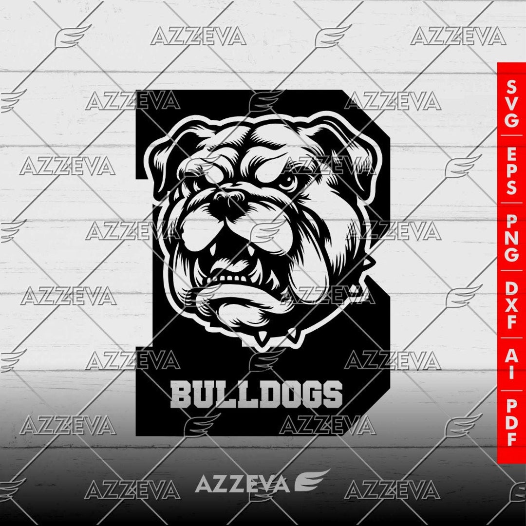 Bulldog Logo Generic Design Svg Png Eps Ai Dxf Png Pdf - Etsy