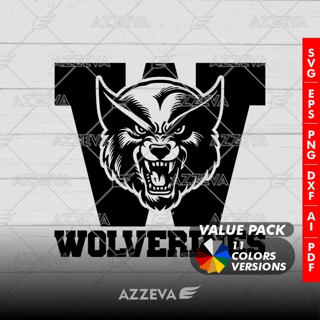 Wolverines Logo Generic Design Svg, Ai, Png, Eps, Dxf and Pdf Files ...