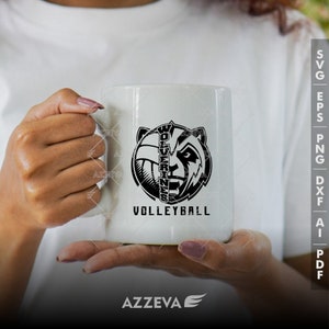 Wolverine Volleyball Generic Design Color Bundle - 11 Colors in SVG ...