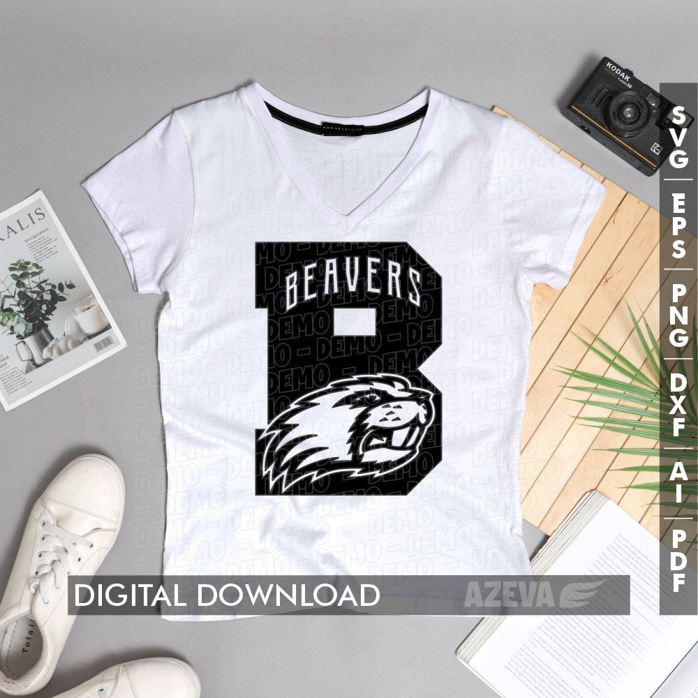 Beavers Svg Ai Png Eps Dxf and Pdf Files Sport Team Logo | Etsy