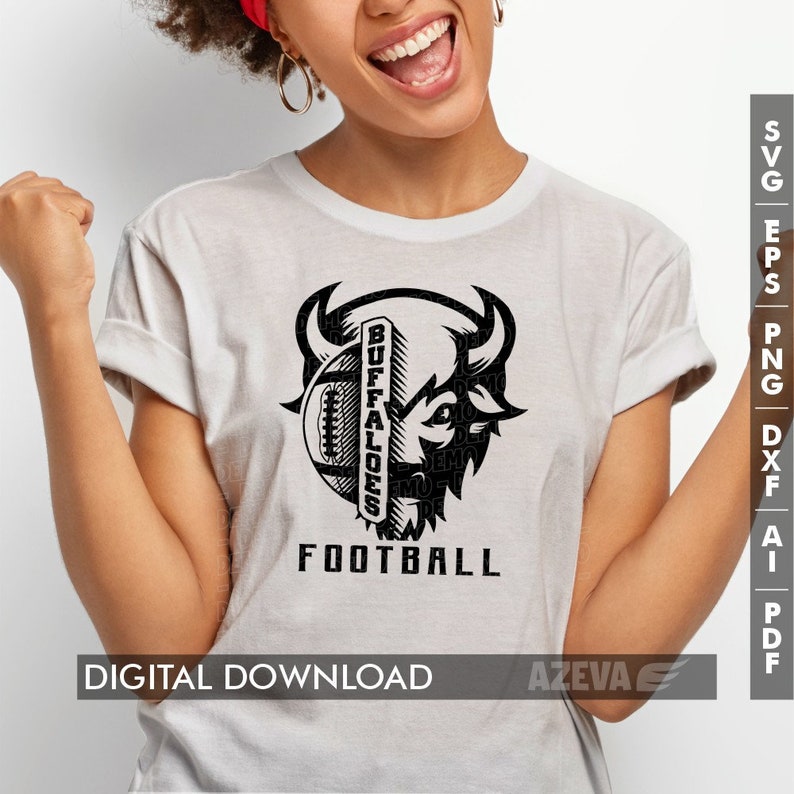 Buffaloes Svg Ai Png Eps Dxf and Pdf Files Sport Football - Etsy