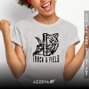 Tiger Track-field Generic Design Color Bundle - 11 Colors in SVG, PNG ...