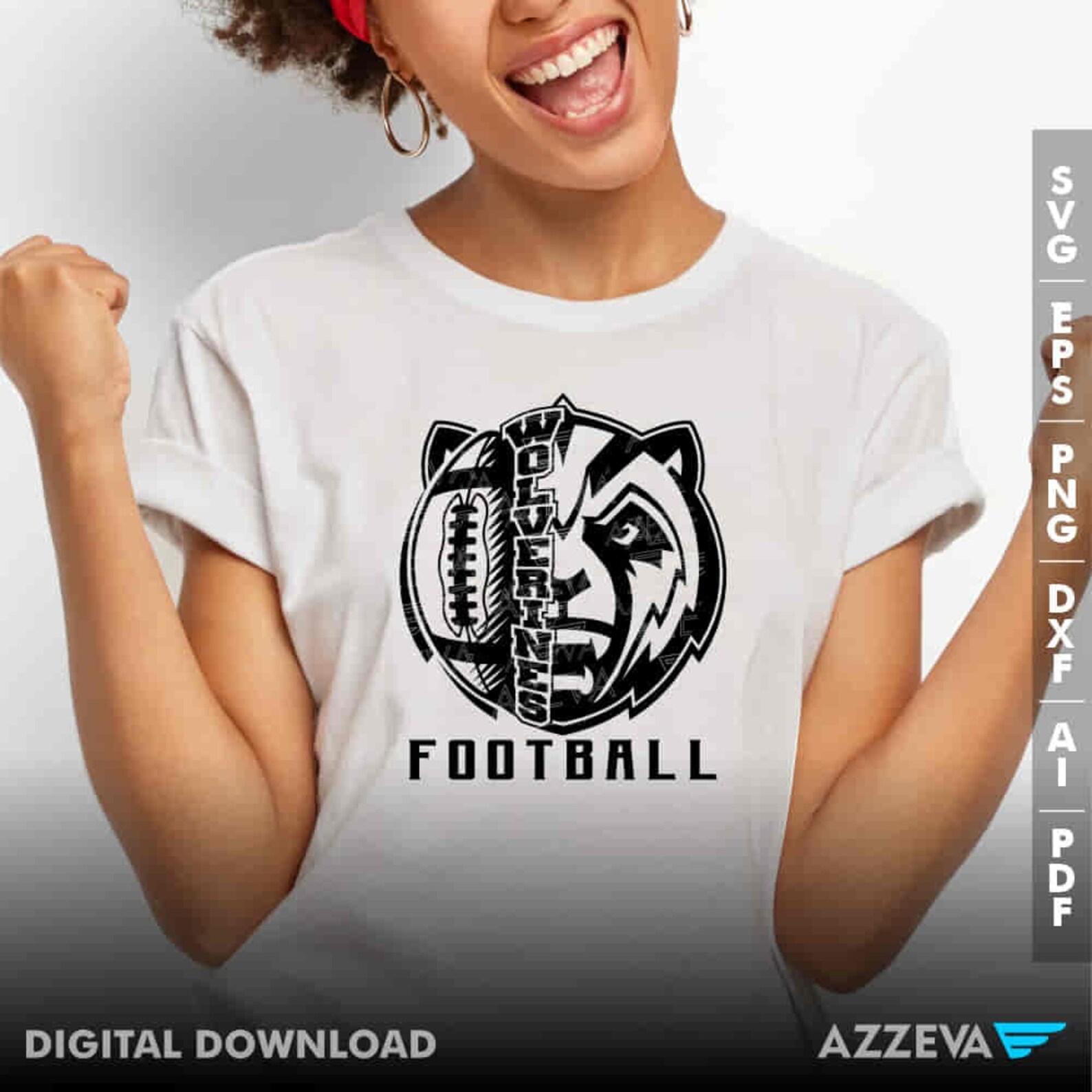 Wolverines Football Design Png, Eps, Ai, Dxf, Png, Pdf, Jpg and Svg ...