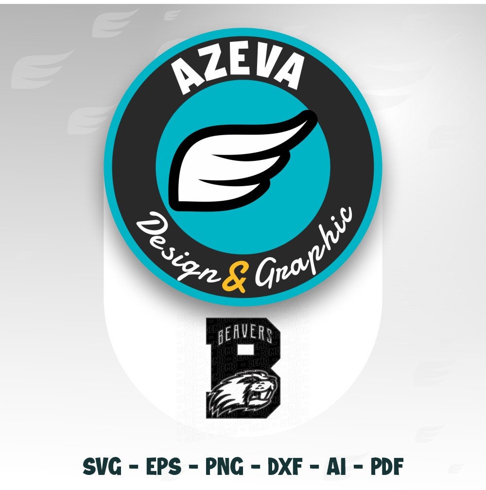 Beavers Svg Ai Png Eps Dxf and Pdf Files Sport Team Logo | Etsy