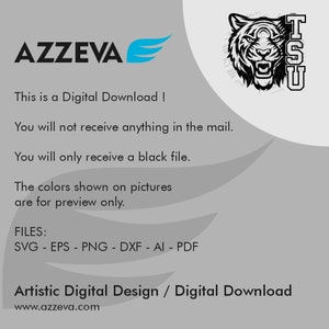 Tiger-in-tsu-letters-design Png, Eps, Ai, Dxf, Png, Pdf, Jpg and Svg ...