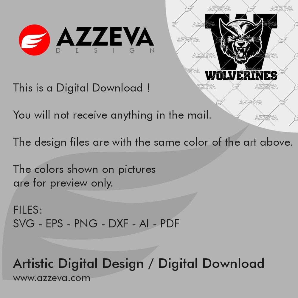 Wolverines Logo Generic Design Svg, Ai, Png, Eps, Dxf and Pdf Files ...