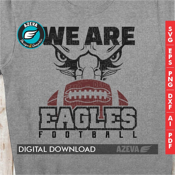 Eagles Svg Ai Png Eps Dxf and Pdf Files Sport Football | Etsy