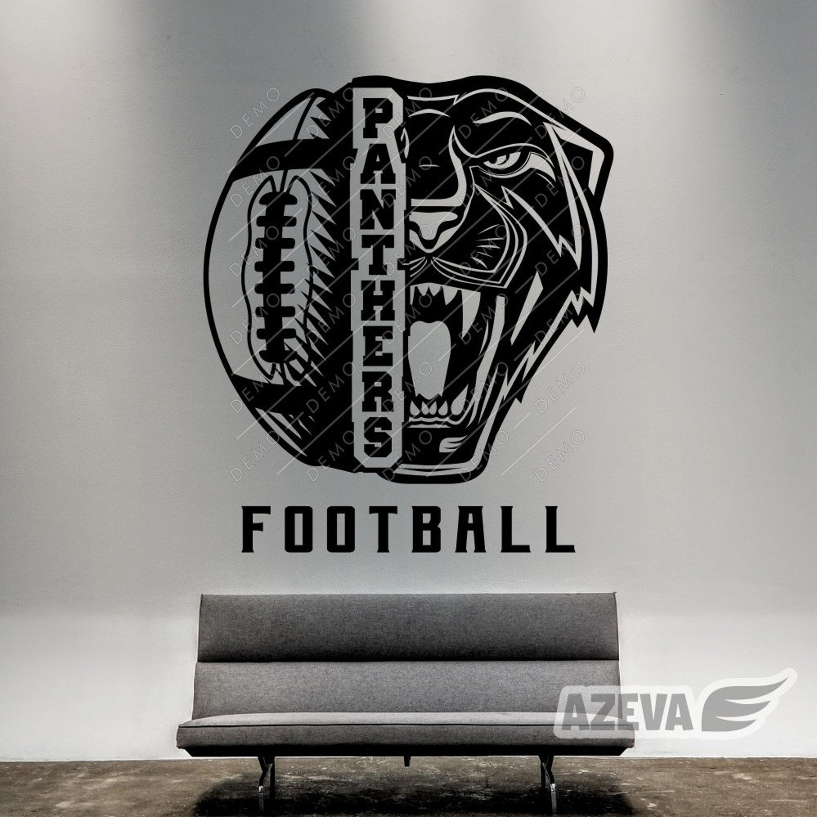 Panthers Football Svg Eps Png and Dxf Files Sport | Etsy