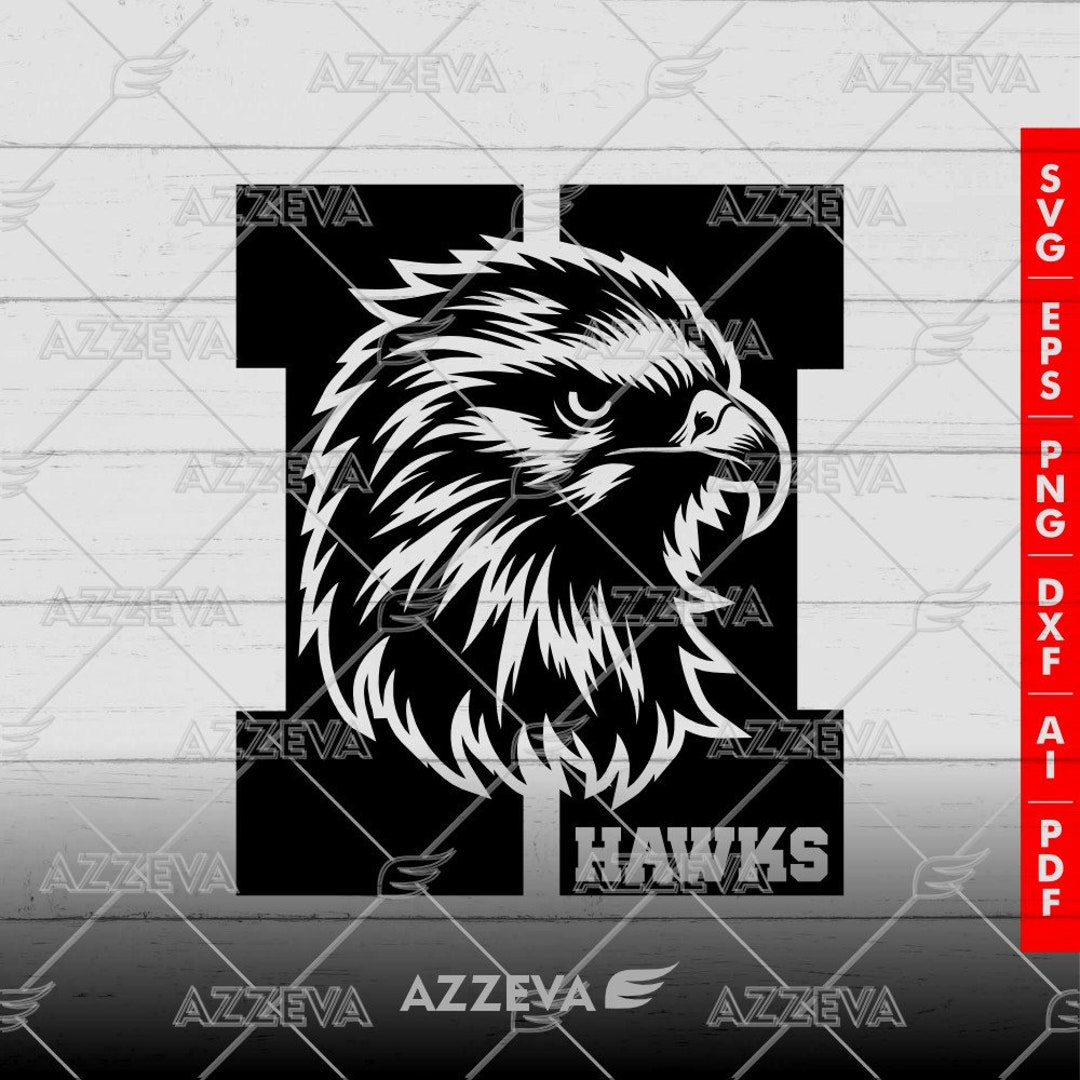 Hawk in H Letter Generic Design Color Bundle - 11 Colors in SVG, PNG ...