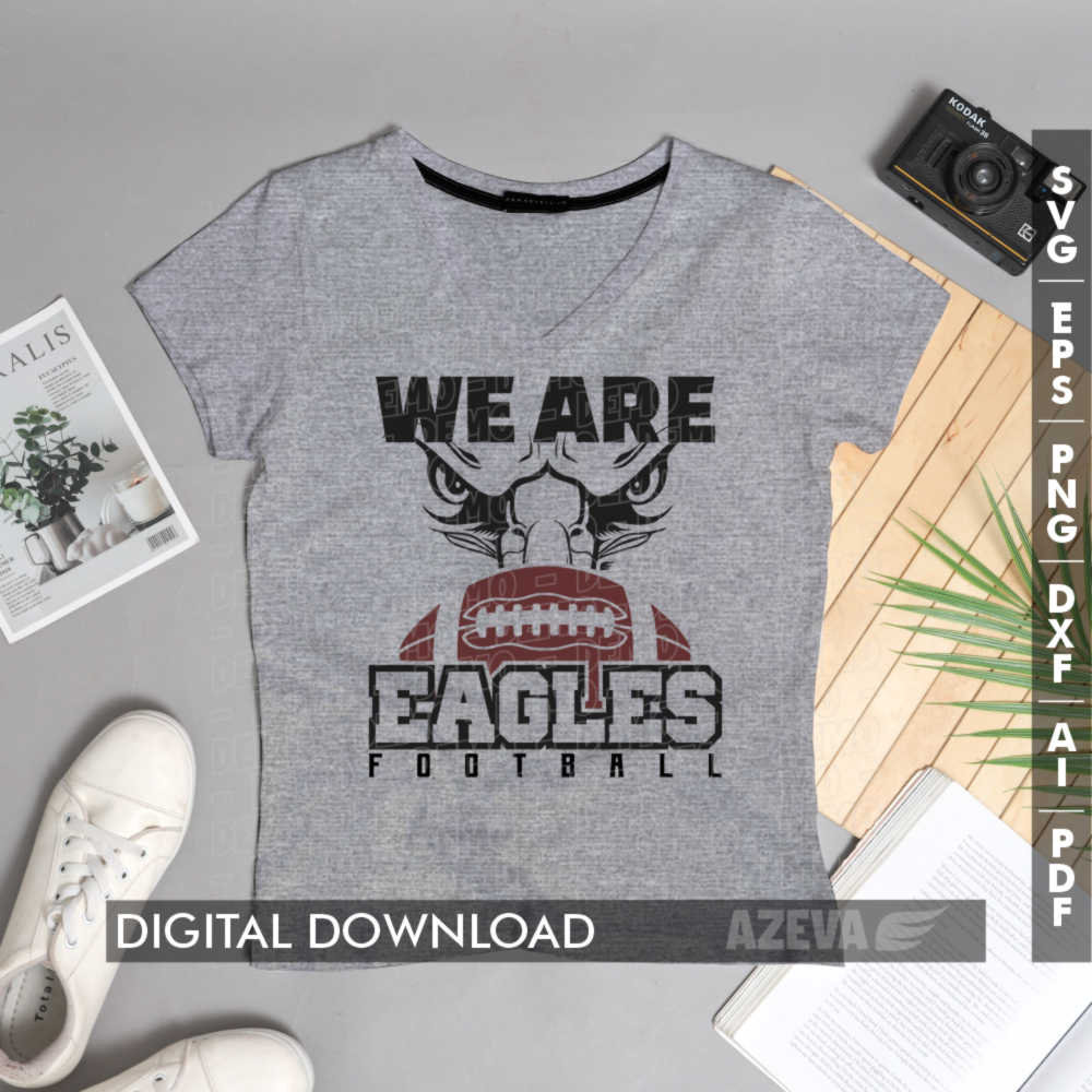 Eagles Svg Ai Png Eps Dxf and Pdf Files Sport Football | Etsy