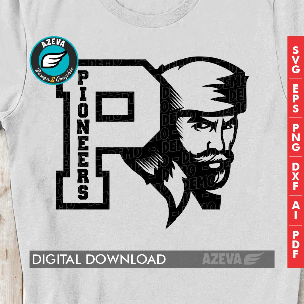 Pioneer Mascot Clipart