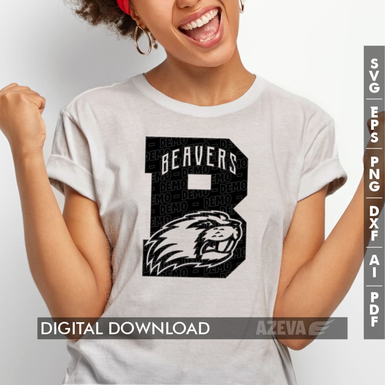 Beavers Svg Ai Png Eps Dxf and Pdf Files Sport Team Logo | Etsy