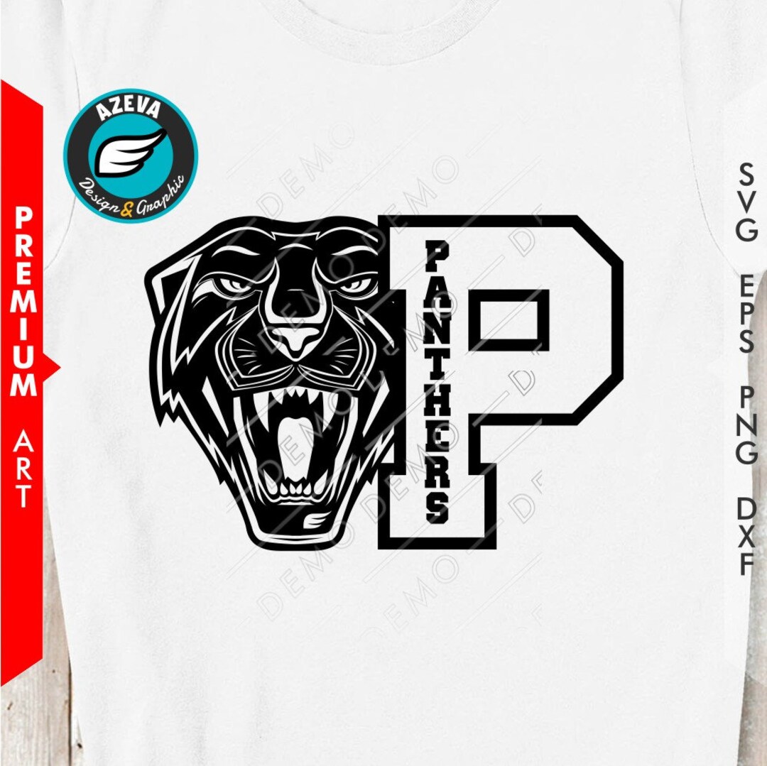 Panthers Svg, Eps, Png and Dxf Files Logo, Sport Collection "mascot ...