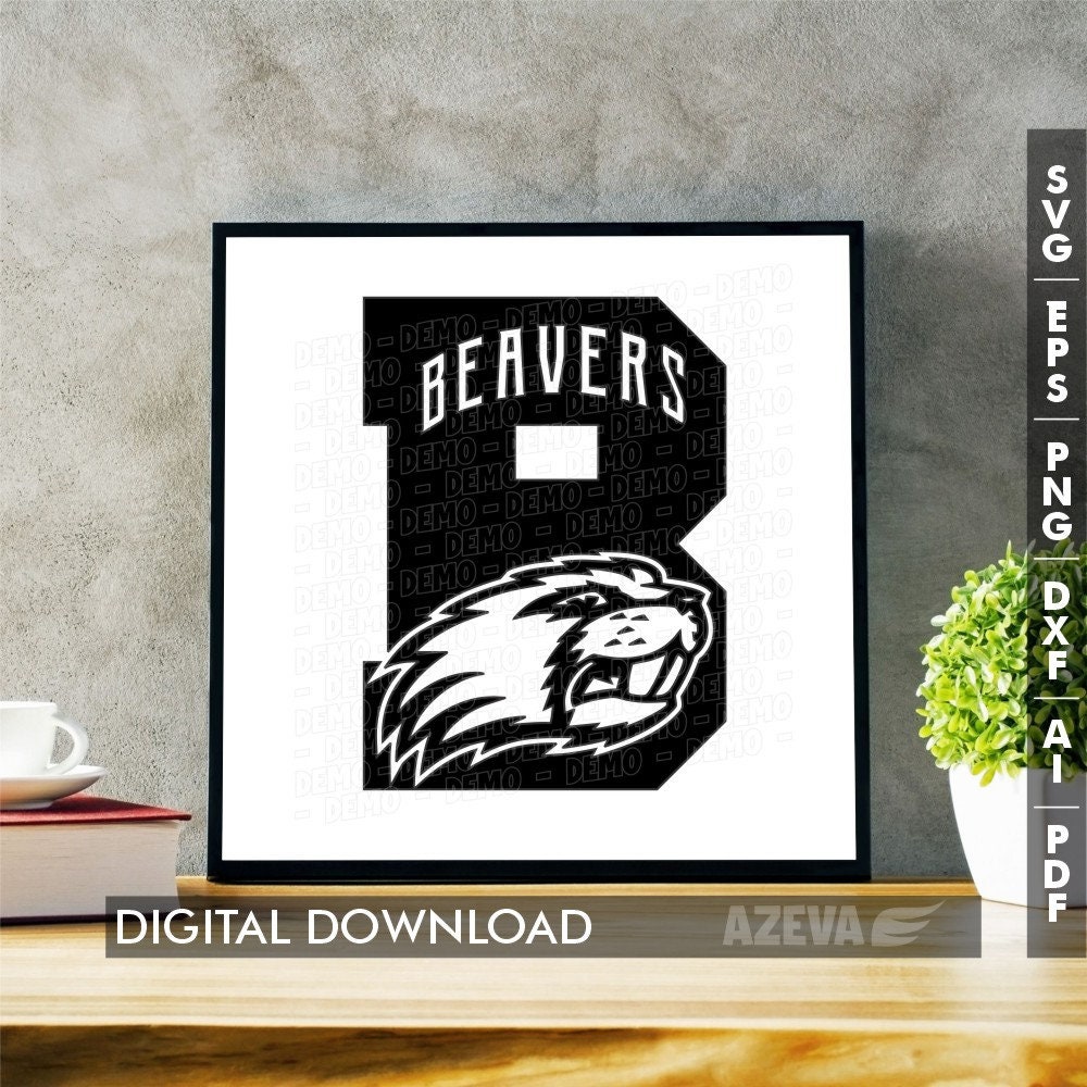 Beavers Svg Ai Png Eps Dxf and Pdf Files Sport Team Logo | Etsy