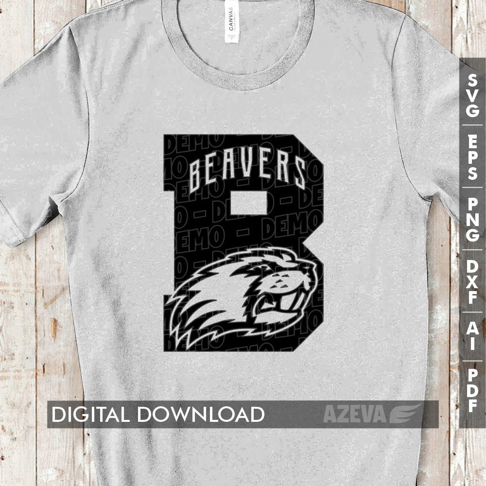 Beavers Svg Ai Png Eps Dxf and Pdf Files Sport Team Logo | Etsy