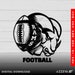 Rams Football Design Png, Eps, Ai, Dxf, Png, Pdf, Jpg and Svg Files for ...