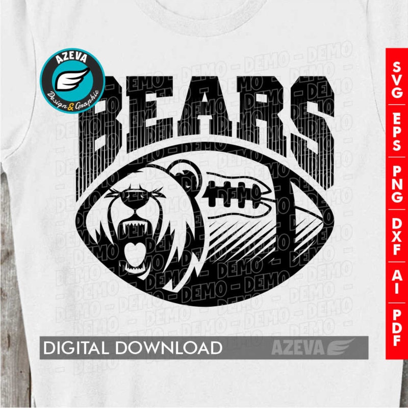 Chicago Bears Stencils - Etsy