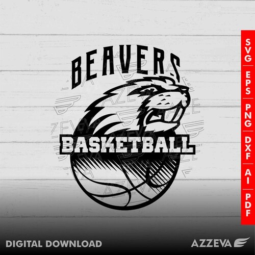 Beavers Svg Ai Png Eps Dxf and Pdf Files Sport Team Logo - Etsy