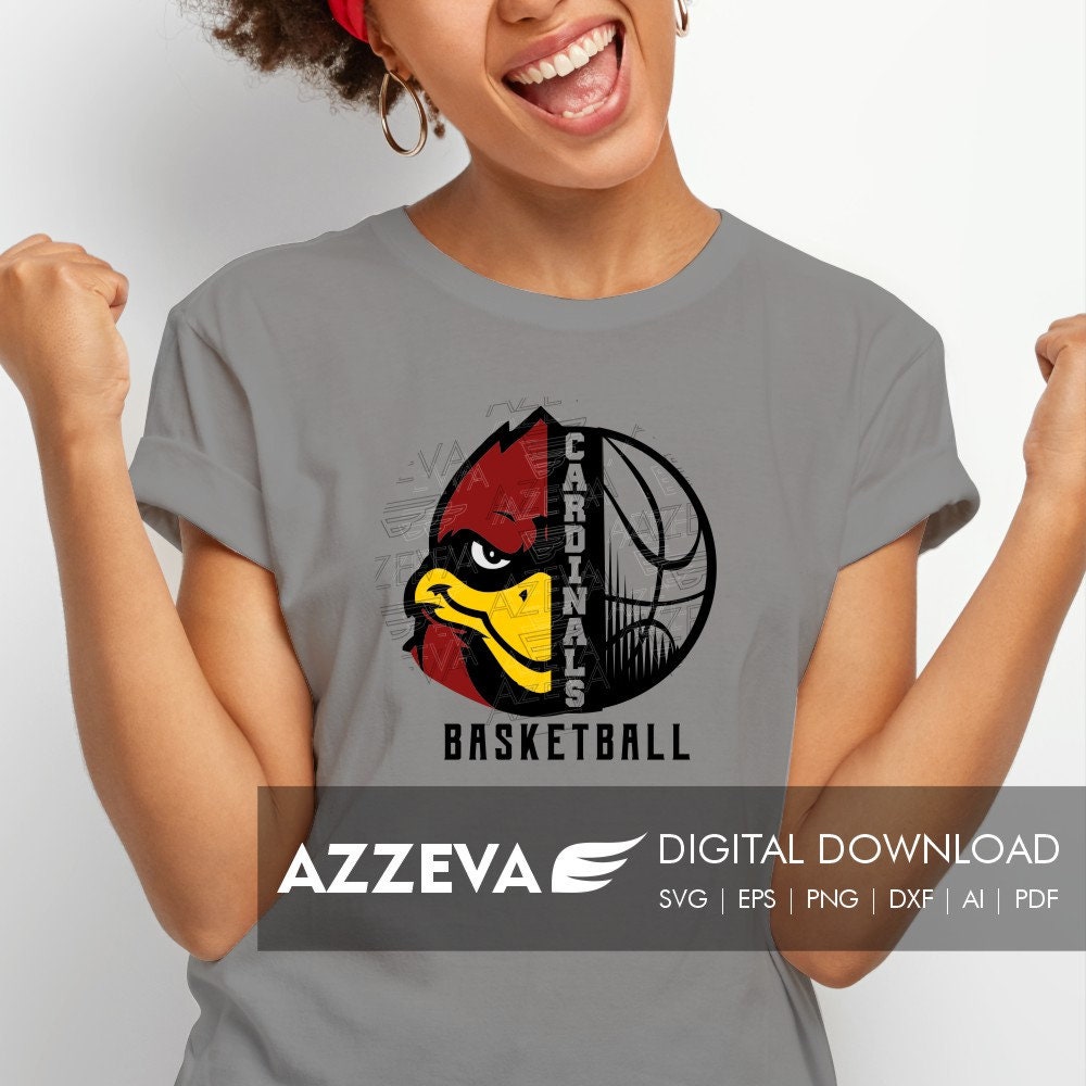 Cardinals Basketball Design Png, Eps, Ai, Dxf, Png, Pdf, Jpg and Svg ...