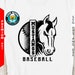 Mustang Baseball 'team Spirit' Svg, Eps, Png and Dxf Files 10669 - Etsy