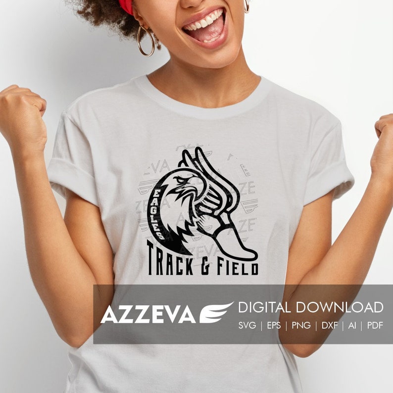 Eagles Track Field Design Png, Eps, Ai, Dxf, Png, Pdf, Jpg and Svg ...