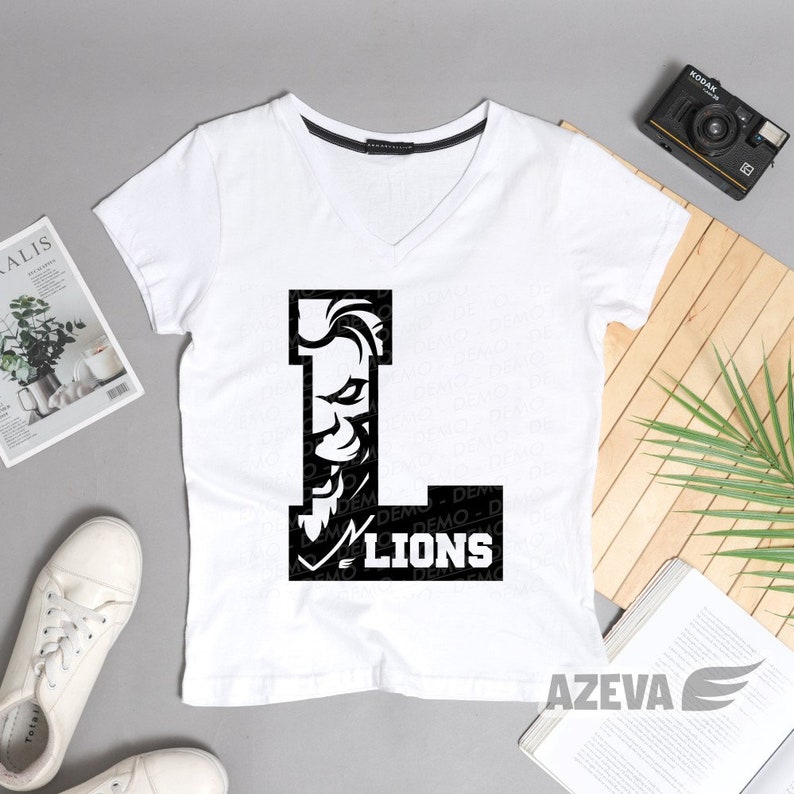 Lions Design Svg, Eps, Png and Dxf Files, Sport Collection "mascot ...