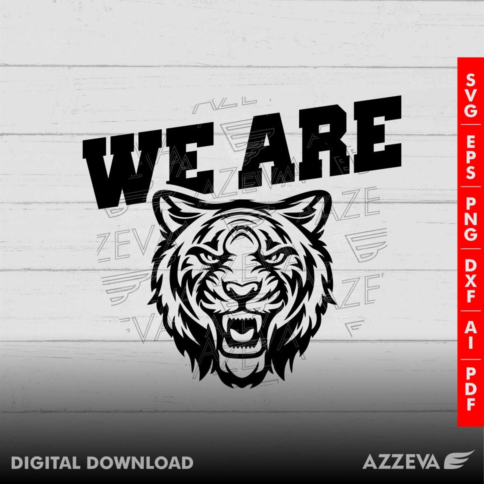 Tiger-design Png Eps Ai Dxf Png Pdf Jpg and Svg Files - Etsy