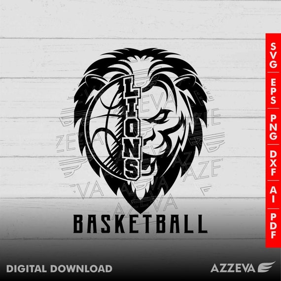 Lion-basketball-design Png Eps Ai Dxf Png Pdf Jpg and - Etsy Australia