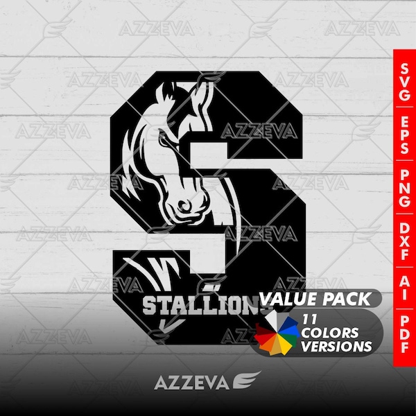 Stallion Clipart - Etsy