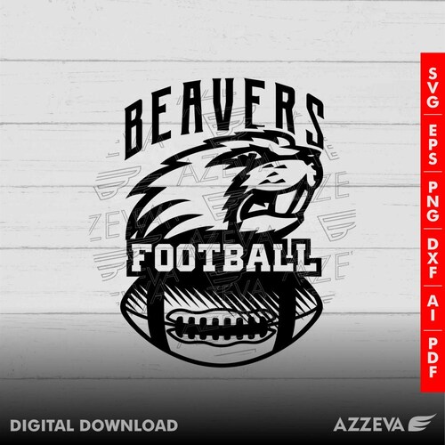 Beavers Svg Ai Png Eps Dxf and Pdf Files Sport Team Logo - Etsy