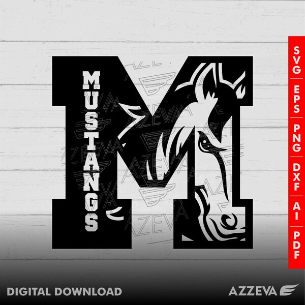 Mustang Svg - Etsy