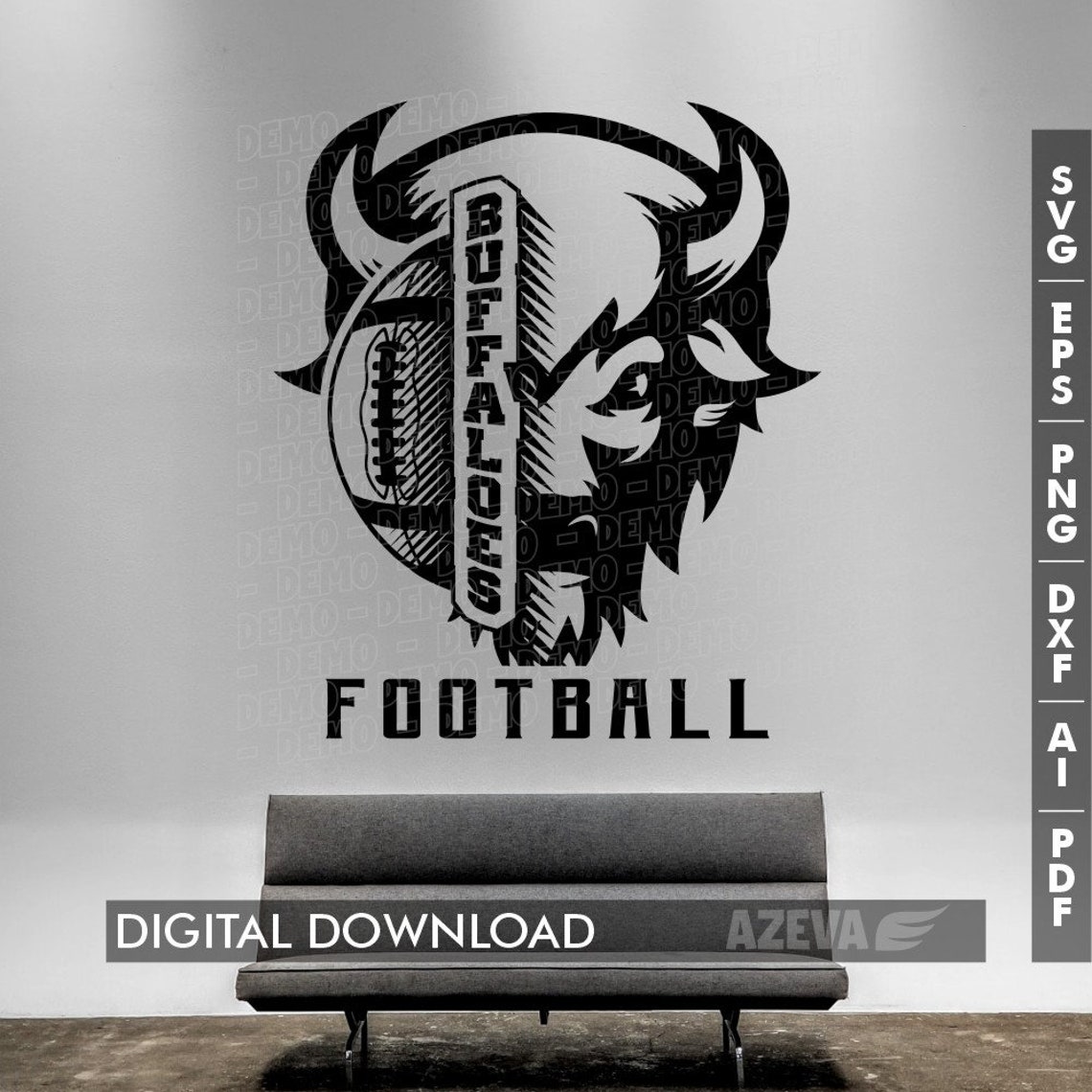 Buffaloes Svg Ai Png Eps Dxf and Pdf Files Sport Football - Etsy