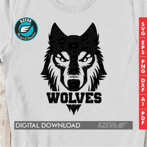 Wolves Svg Wolves Wolf Mascot School Svg Dxf Eps Png - Etsy