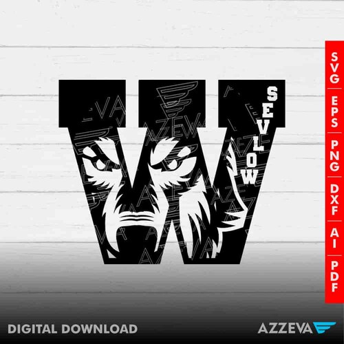 Wolves Svg Ai Png Eps Dxf and Pdf Files Sport Football - Etsy