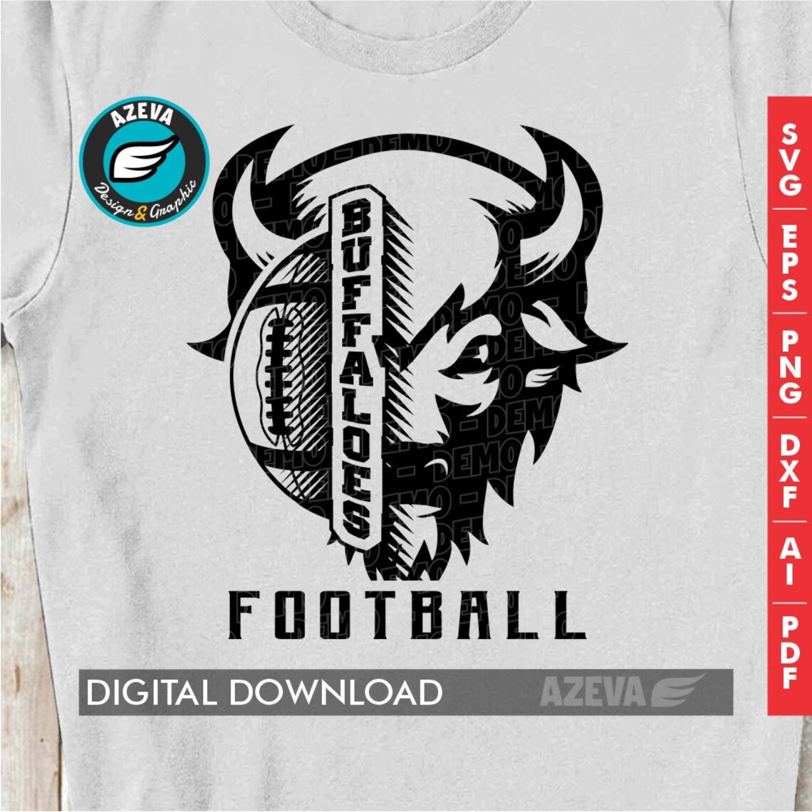 Buffaloes Svg Ai Png Eps Dxf and Pdf Files Sport Football | Etsy