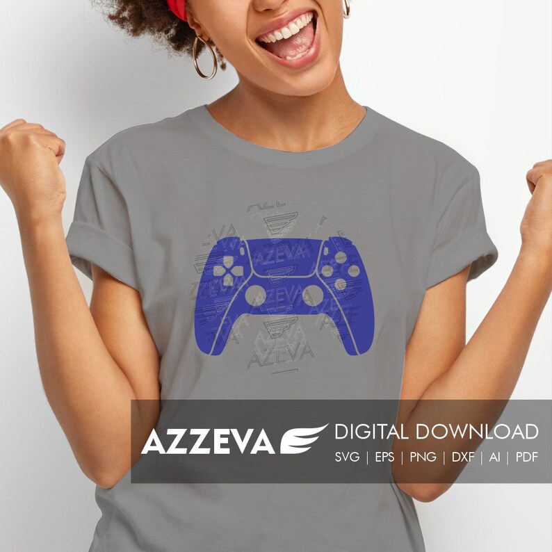 Ps5-control-design Png Eps Ai Dxf Png Pdf Jpg and Svg - Etsy