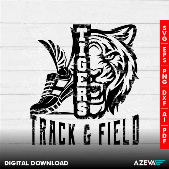 Tiger Track And Field Logos