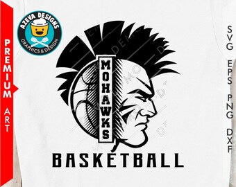 Mohawks Svg Ai Png Eps Dxf and Pdf Files Sport Team Logo | Etsy