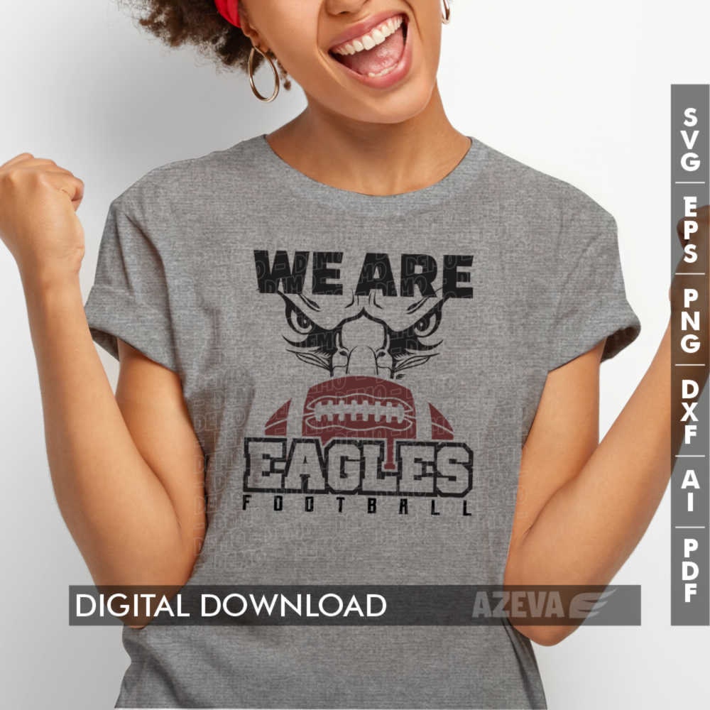 Eagles Svg Ai Png Eps Dxf and Pdf Files Sport Football | Etsy
