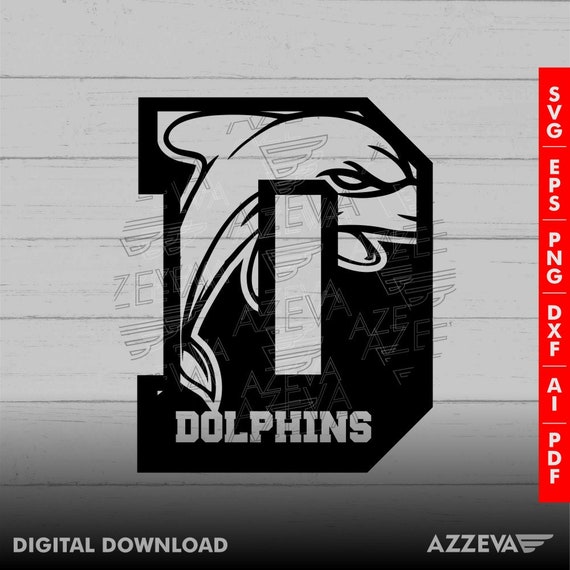 Letter D Dolphin Stock Vector Image Of Char Education