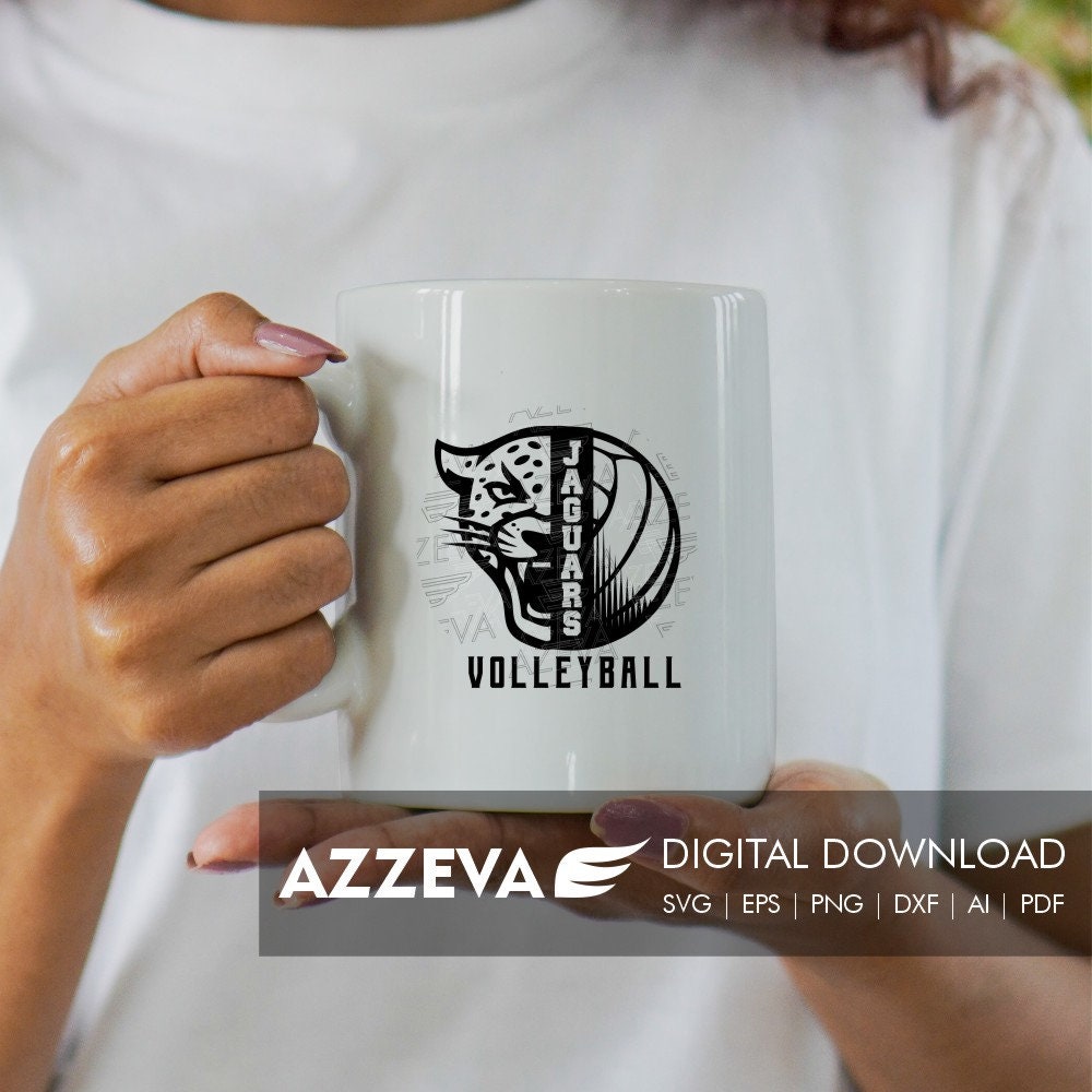 Jaguars Volleyball Design Png, Eps, Ai, Dxf, Png, Pdf, Jpg and Svg ...