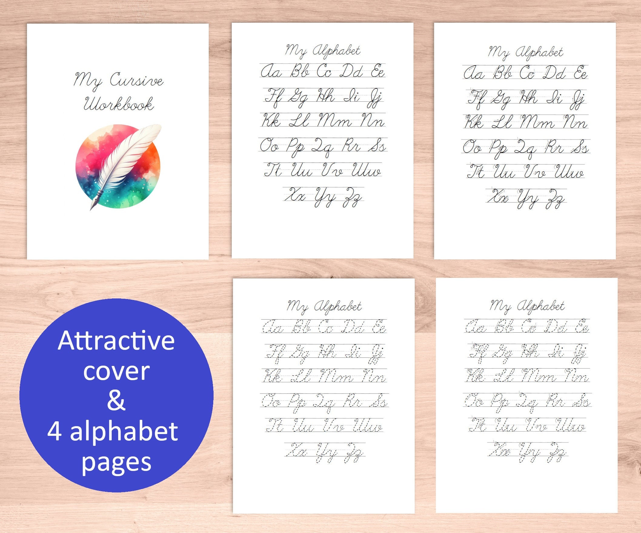 Beginner Cursive Bible Workbook // Scripture Copywork / Christian ...