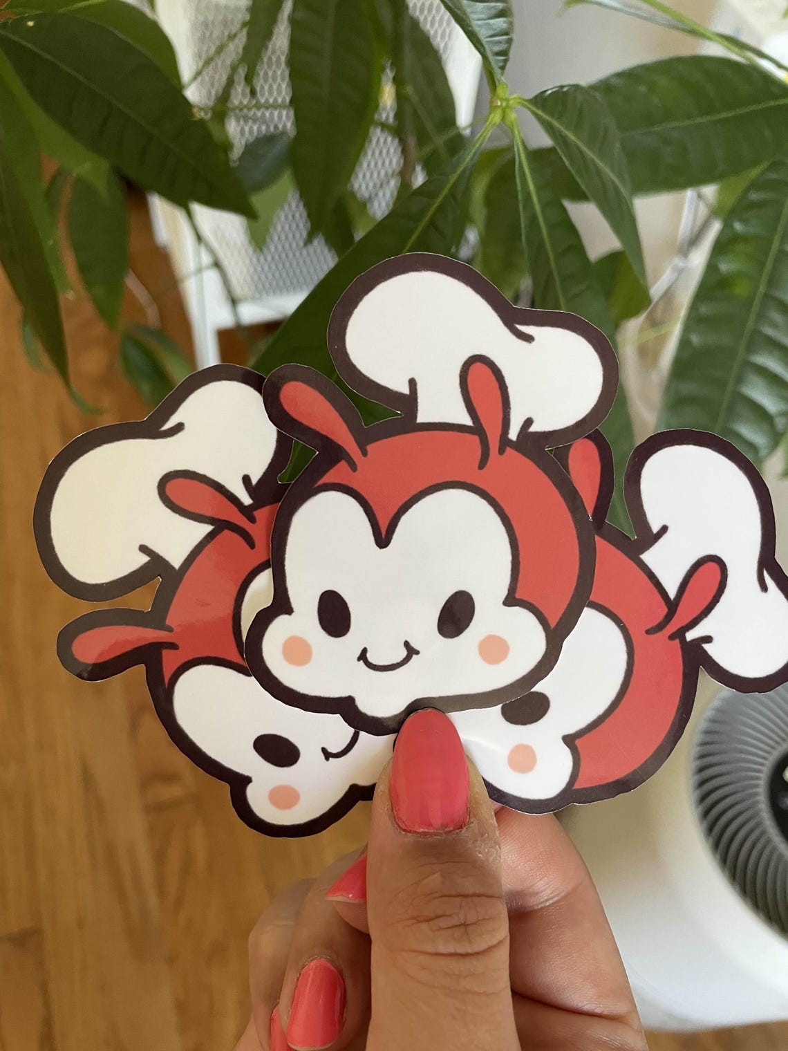 Jollibee Cute Sticker Filipino Gifts Stationary Vinyl Glossy Waterproof ...