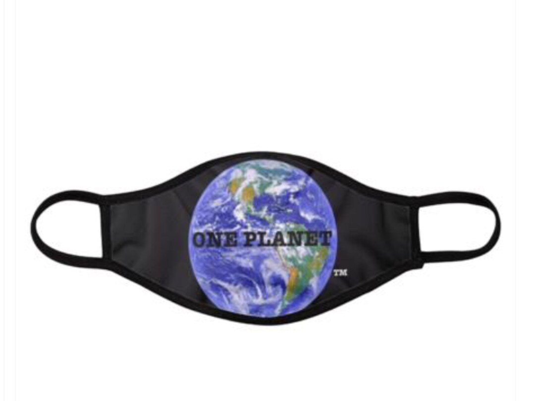New Unique Sustainable Face Mask, One Planet - Etsy