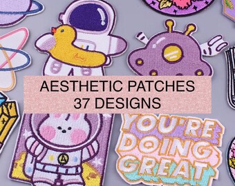 Aesthetic Iron on Patch | Etsy