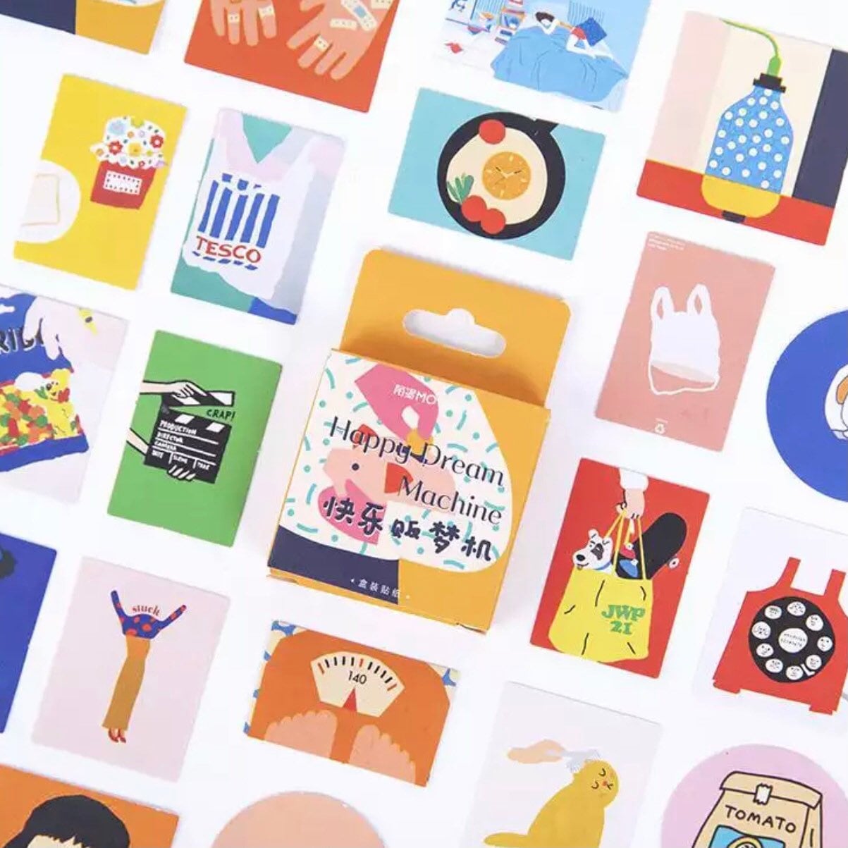 46 pack Sticker Box Aesthetic Waterproof Sticker Bundle | Etsy