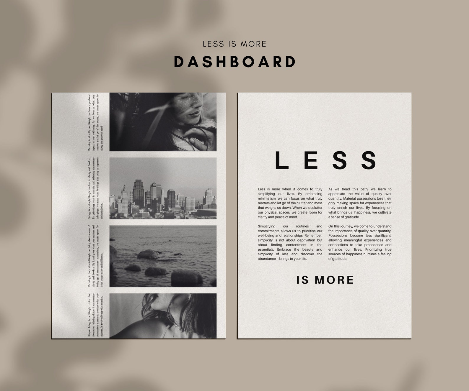 Printable Dashboard, Printable Aesthetic Dashboards, Minimal Planner ...