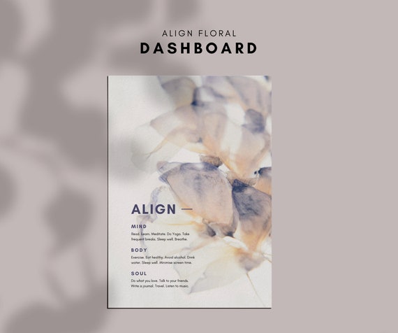 Printable Dashboard Printable Dashboard Planner Minimal - Etsy